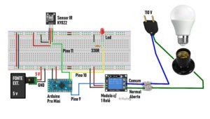 Lâmpadas: Ligando e Desligando com Controle Remoto - Módulo Eletrônica
